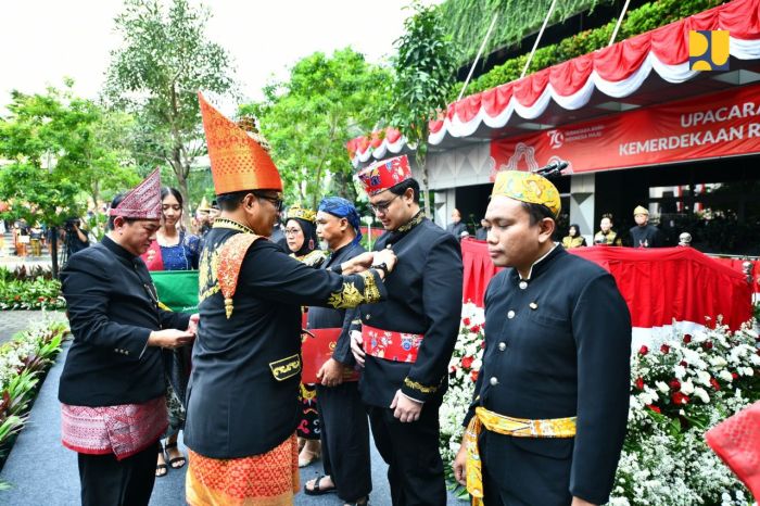 Peringatan HUT ke-79 RI, Semangat Kementerian PUPR Wujudkan Infrastruktur Indonesia Maju ...